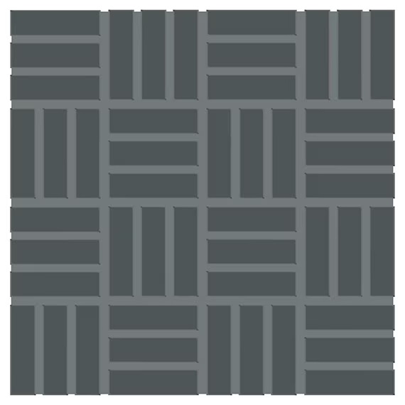 Matte Chalkboard Lattice Weave - ceramic tile Color Wheel Mosaic ...
