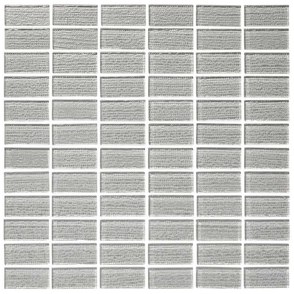 Straight Set Tule Cascade - glass tile Cascade collection by Island ...