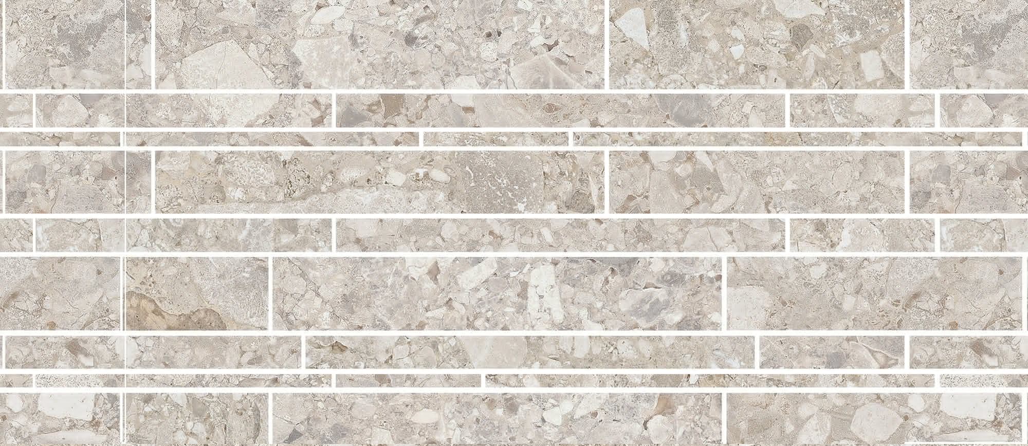 Mink Linear Mosaic - porcelain tile FIXT STONE ENHANCE collection by ...