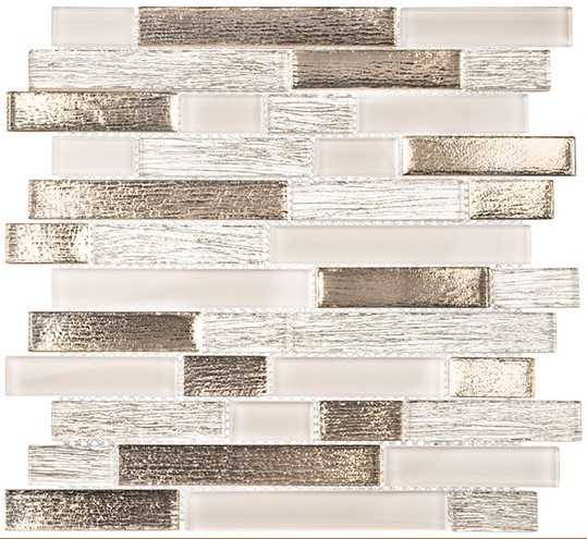 Merino Glam - glass tile Frost Plaza collection by Glazzio Tile in ...