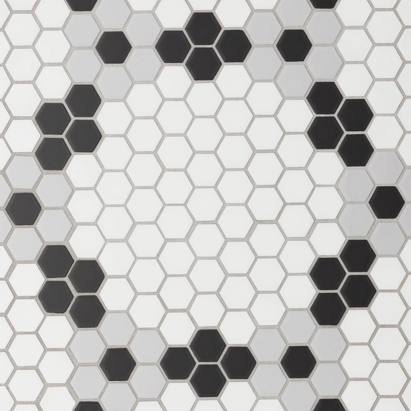 Matte Porcelain Mosaic Tile - Deco Design 5 - porcelain tile Le Cafe ...