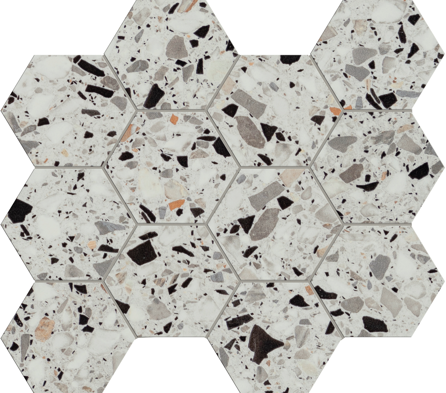 Hexagon Rialto - mosaic tile Venice collection by Unicom Starker in ...