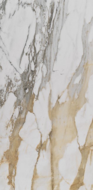 Imperial Gold Calacatta - porcelain tile Alustra collection by Florida ...