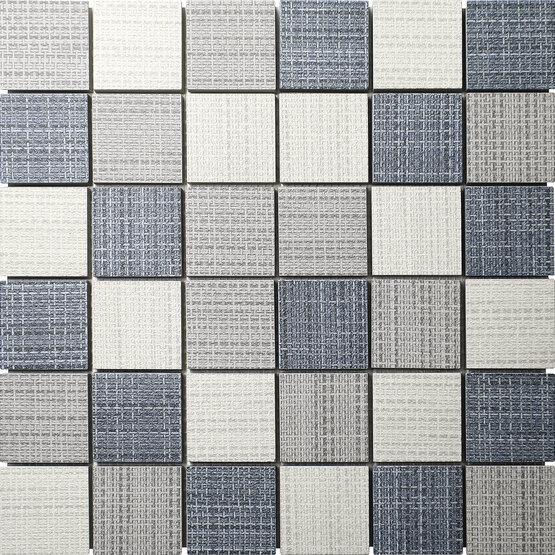 Malla habitat mix blue-sky-white - porcelain tile Habitat collection by ...