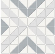 Afternoon Blend Cubic pattern mosaic - porcelain tile Soho collection ...