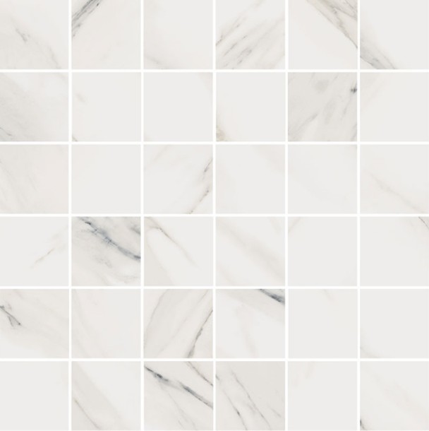 Mosaico 5x5 Calacatta - porcelain tile Extra collection by NovaBell in ...
