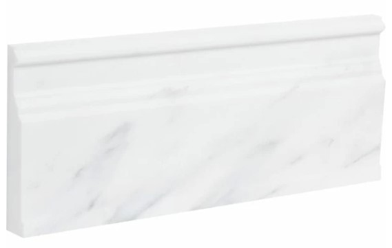 Calacatta Bella Polished Modern Base Moldings - marble stone Calacatta ...