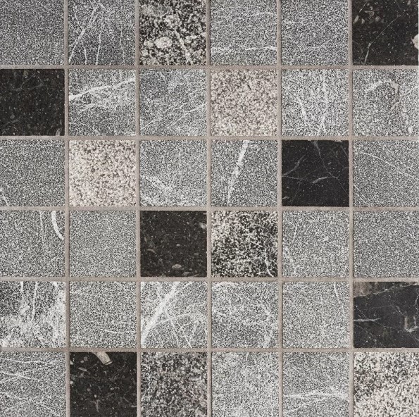 Iris Black Textura 2x2 Marble Mosaic - marble stone Iris Black ...