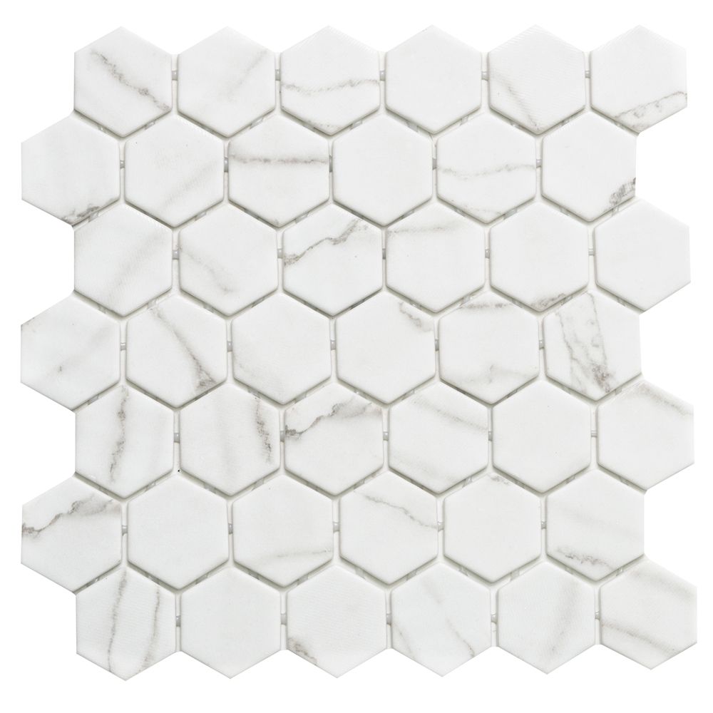 Timeless Hex XL Venato Recycled - glass tile Timeless collection by ...