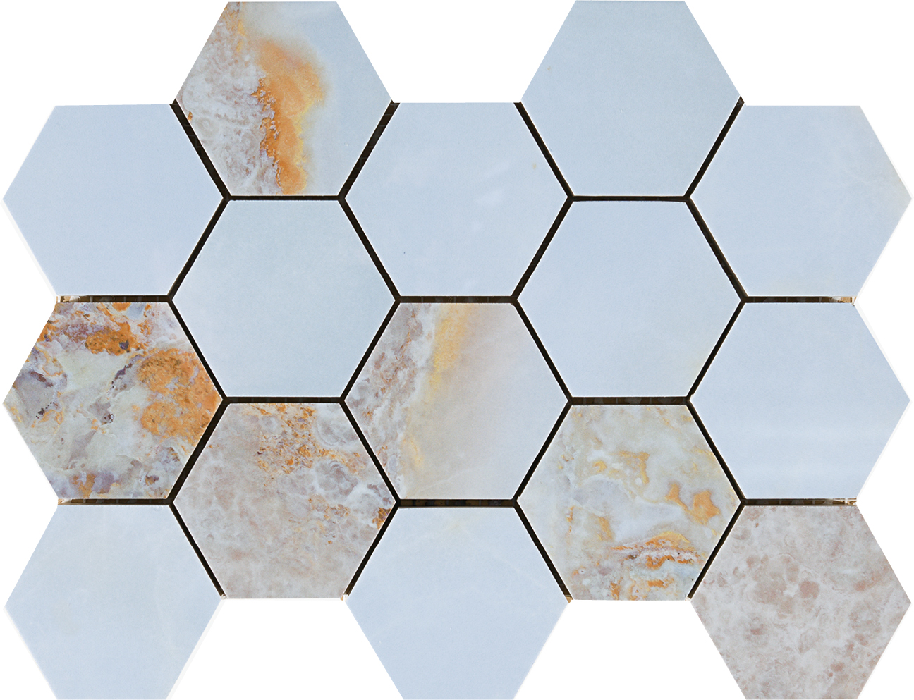 Lux Danae Opalo - porcelain (Bathroom, Kitchen, Hallway, 8.86x12.8 ...