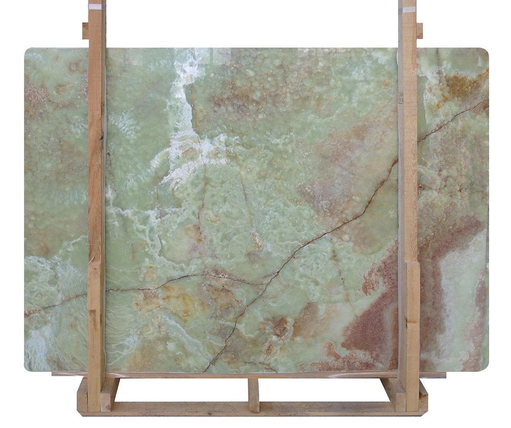 Where to buy Green Onyx Polished 2CM Slab # ME997, Onyx countertop by ...