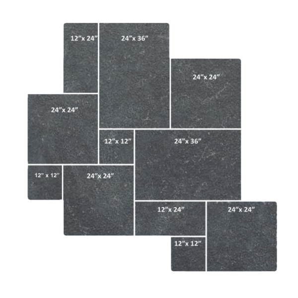 Where to buy Paver Jumbo Pattern Lime Black (West), Limestone tile by ...