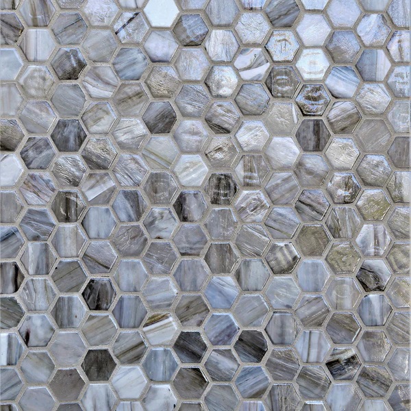 Where to buy Agate Hexagon Bari, Glass tile by Lunada Bay Tile.