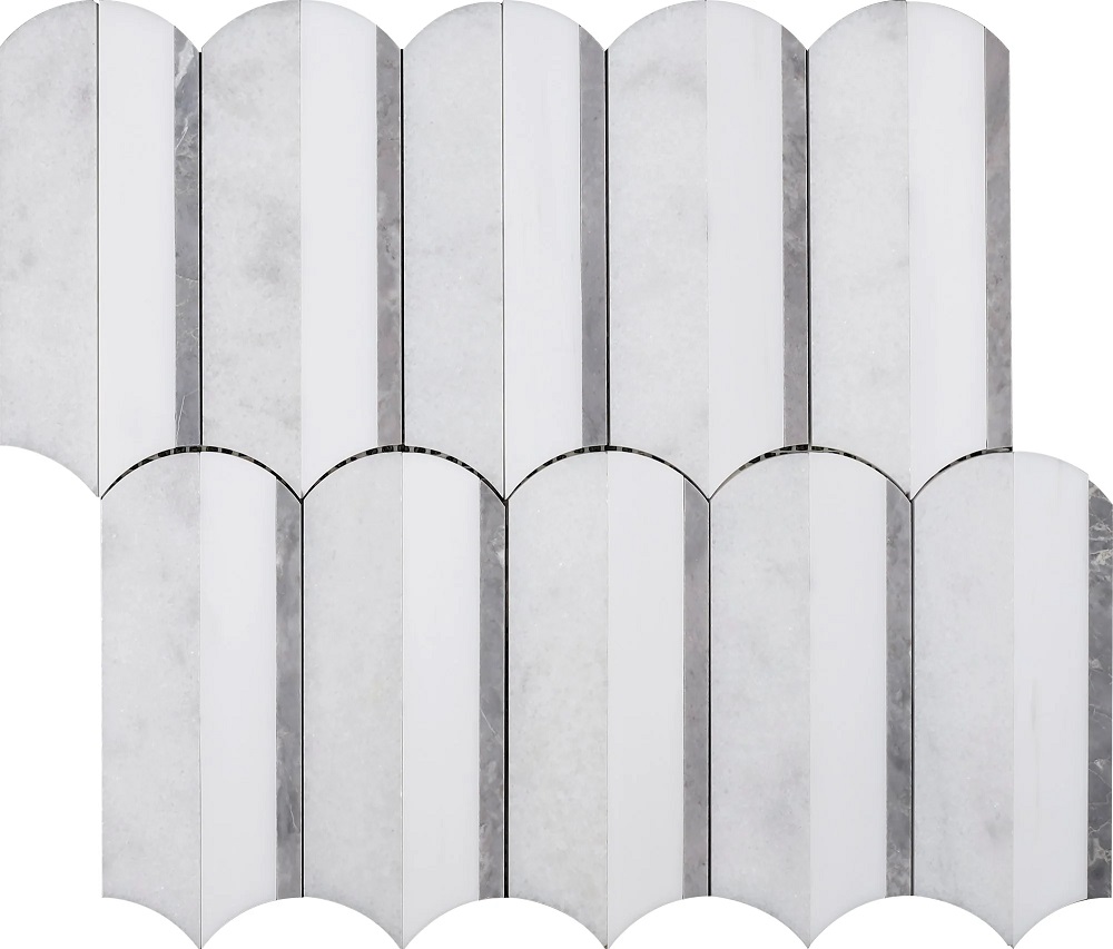 Where to buy Glacier White & Alba Vera & Grey Silo Honed Waterjet ...