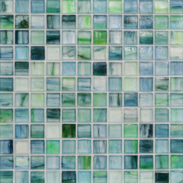 Quarter Rounds : Tozen Iodine - glass tile Quarter Rounds collection by ...