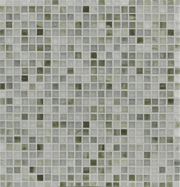 Tozen Mini Mosaic Selenium Silk - glass tile Tozen collection by Lunada ...
