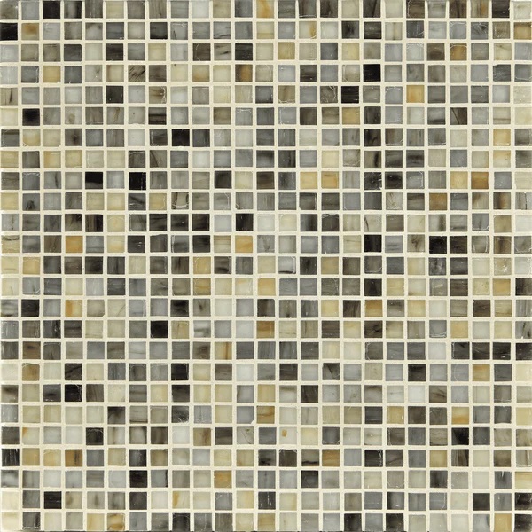 Tozen Mini Mosaic Indium Silk - glass tile Tozen collection by Lunada ...