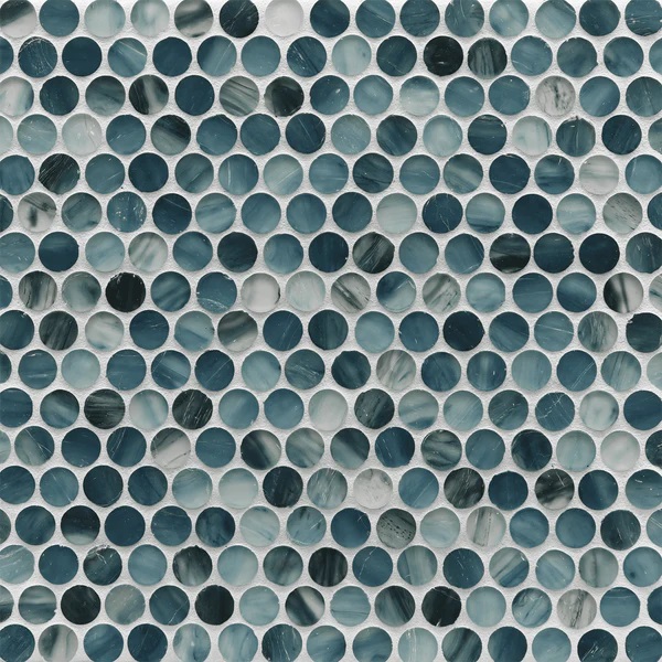 Where to buy Tozen Penny Round Iodine Silk, Glass tile by Lunada Bay Tile.