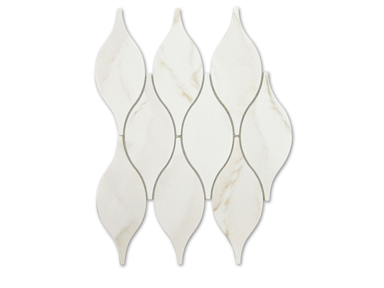 Calacatta Gold Teardrop - porcelain tile Calacatta collection by Akua ...