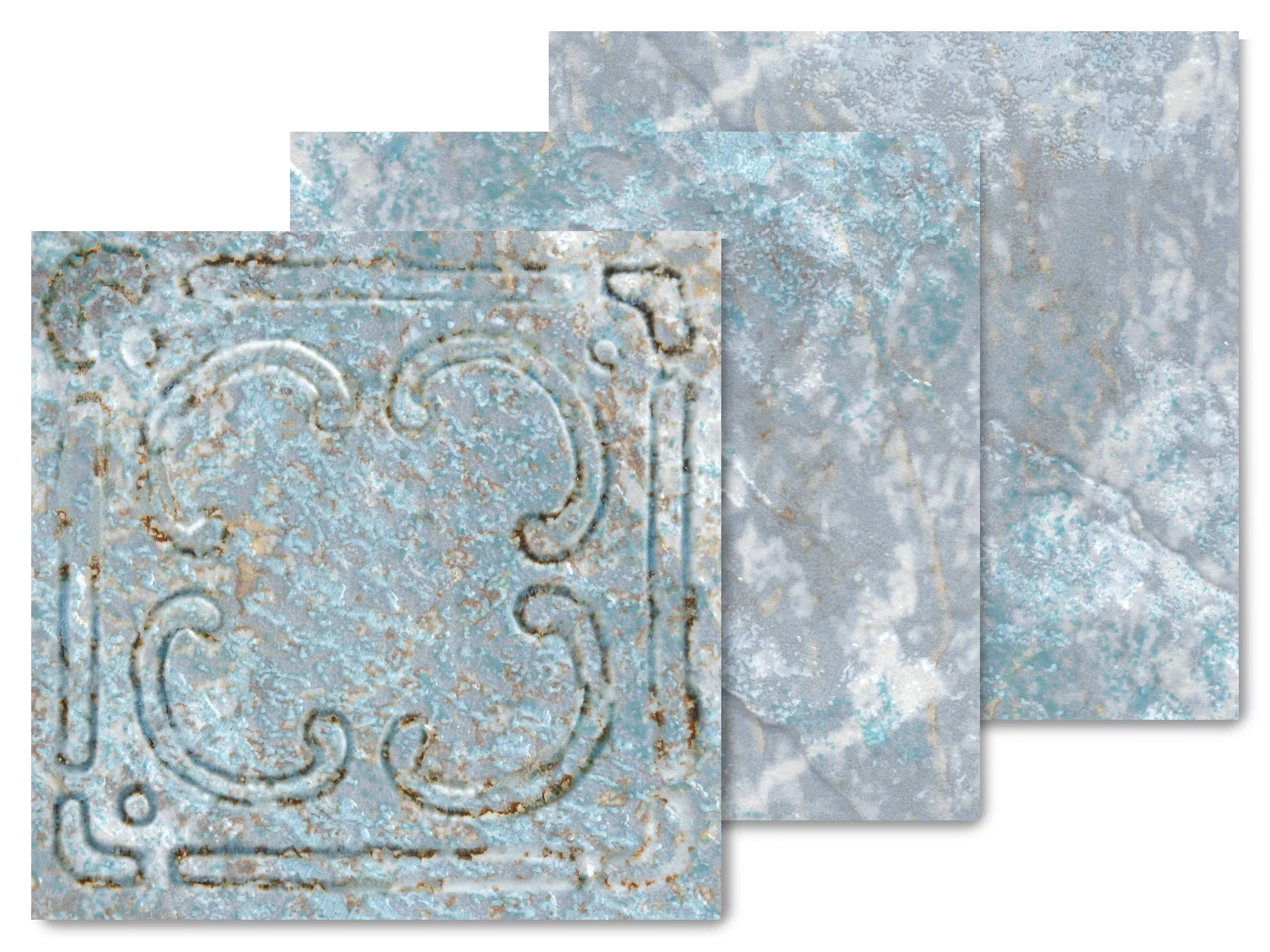 CS-695 DECO – PEAK 6X6 - porcelain tile Cascade collection by Aquabella ...