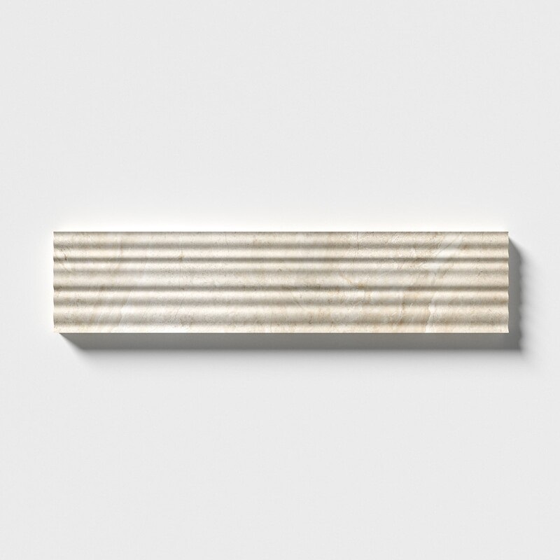 Diana Royal Honed Thin Fluted Marble Tile - marble stone Thin Fluted ...
