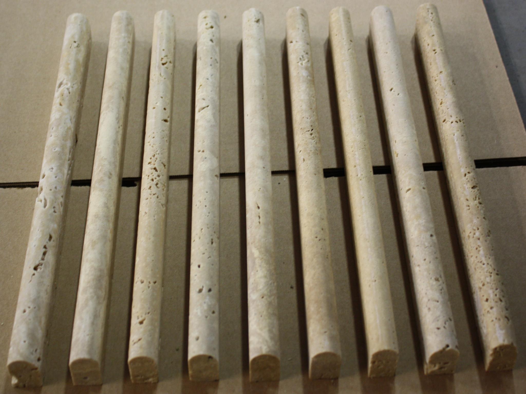 Where to buy Light Travertine Pencil Moulding Tiles by Marble and ...