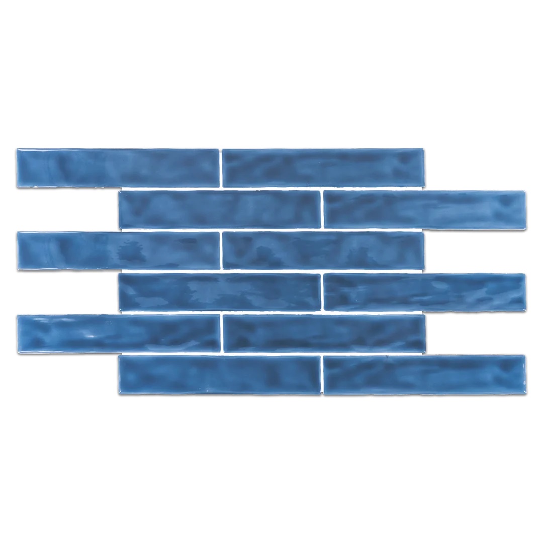 Where to buy Lagos Ceramic Sea Blue 2" x 10" Glossy, Ceramic tile by ...