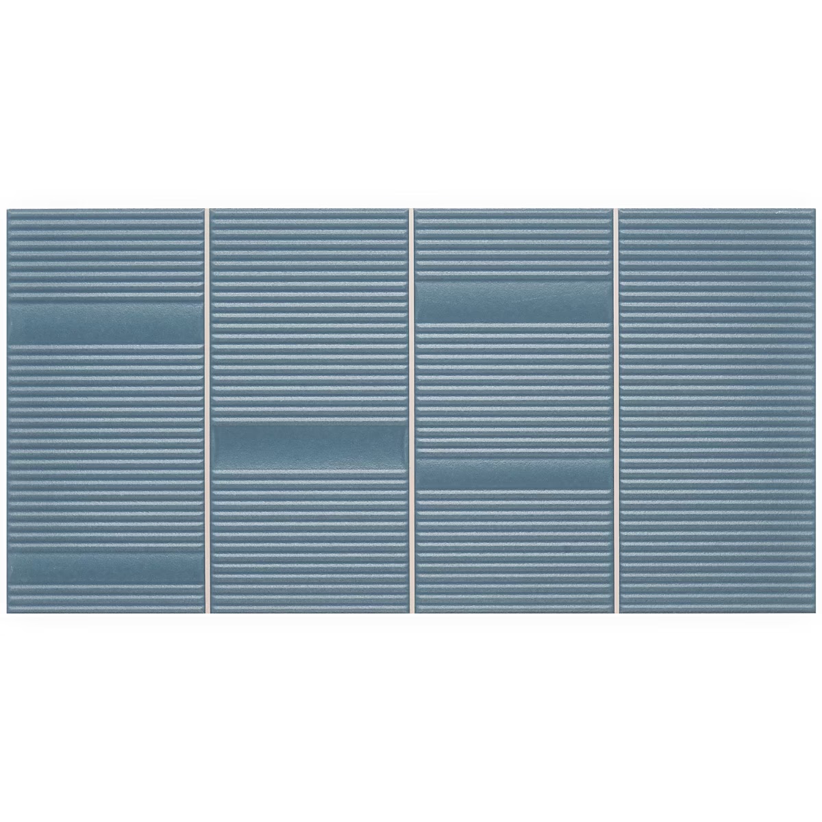Where to buy Armada Blue 8x16 Fluted 3D Matte Ceramic Wall Tile ...