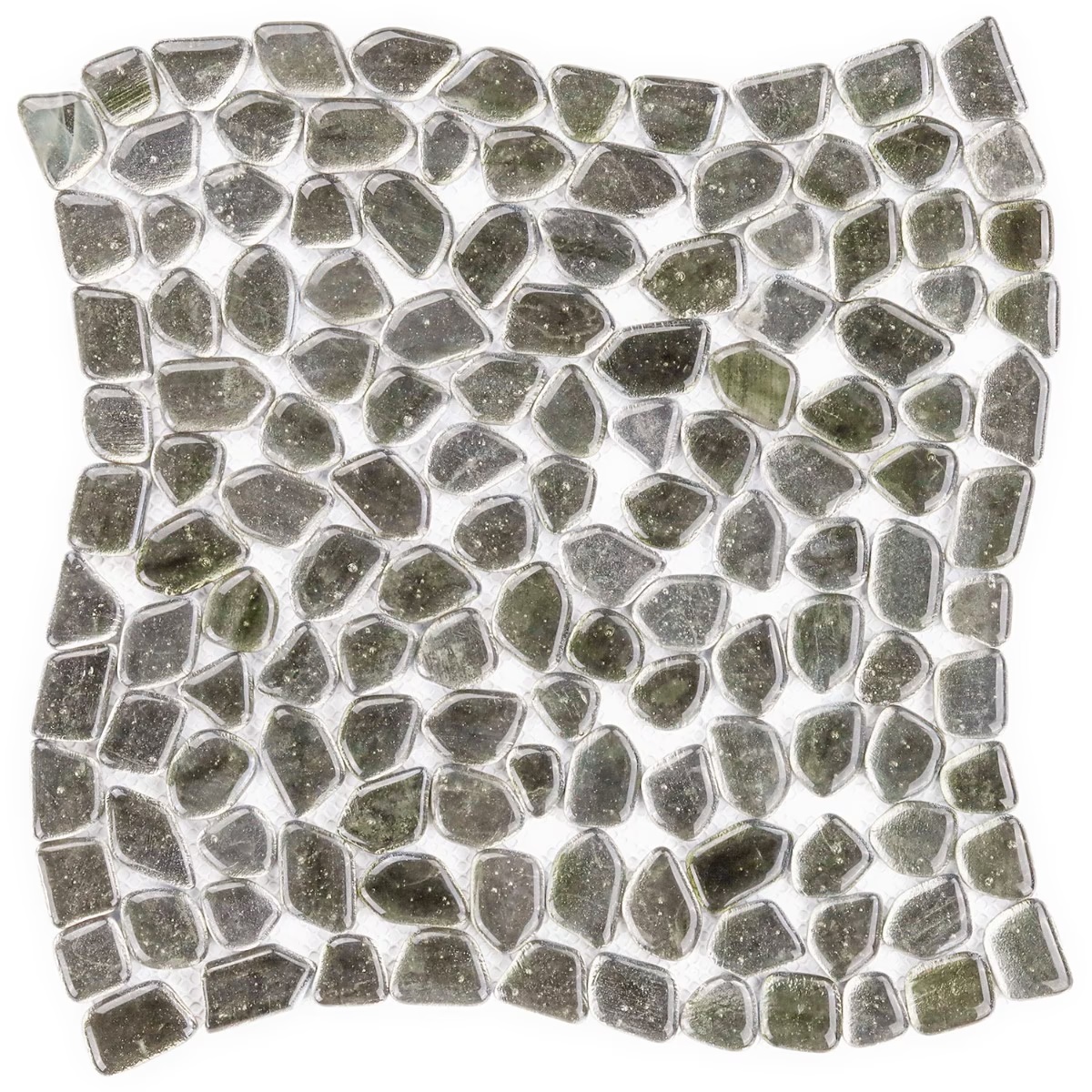 Where to buy Artemis Pebble Platinum Moss Polished Glass, Glass tile by ...