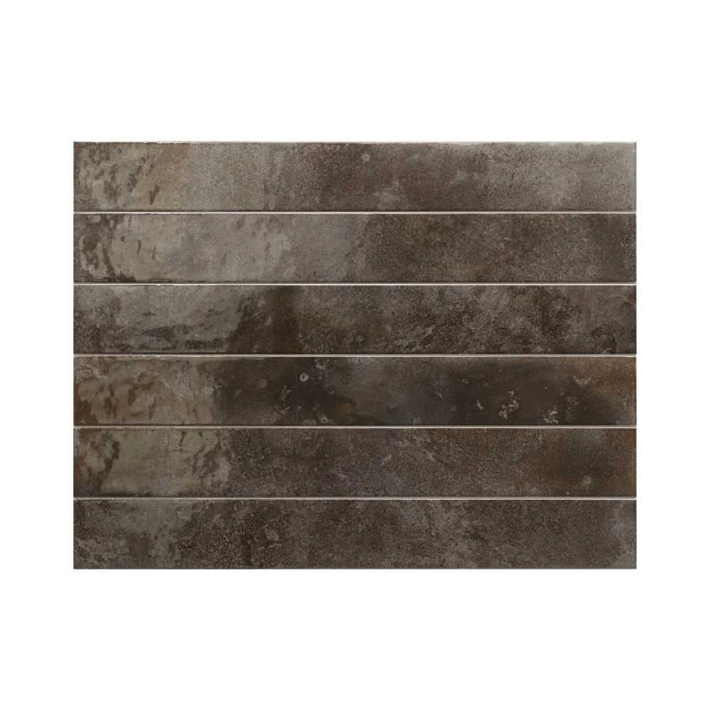 Black 2X16 Glossy - ceramic tile Ibiza collection by Cancos Tile ...