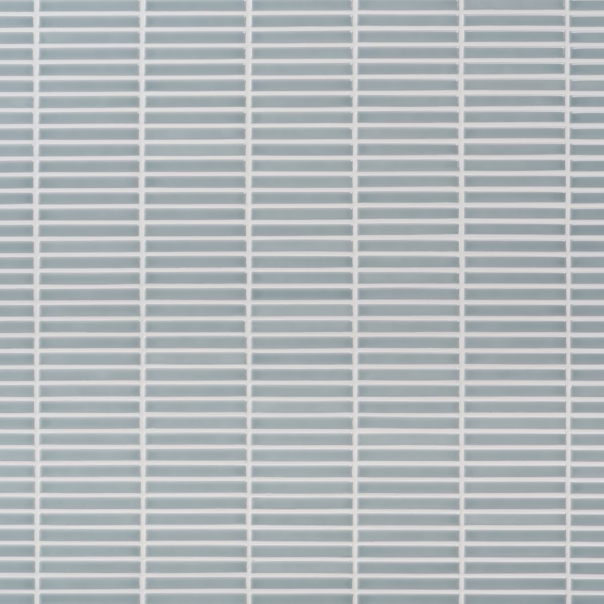 Where to buy Motek Sky Blue 1x4" Tri-Stacked Glossy Porcelain Mosaic ...