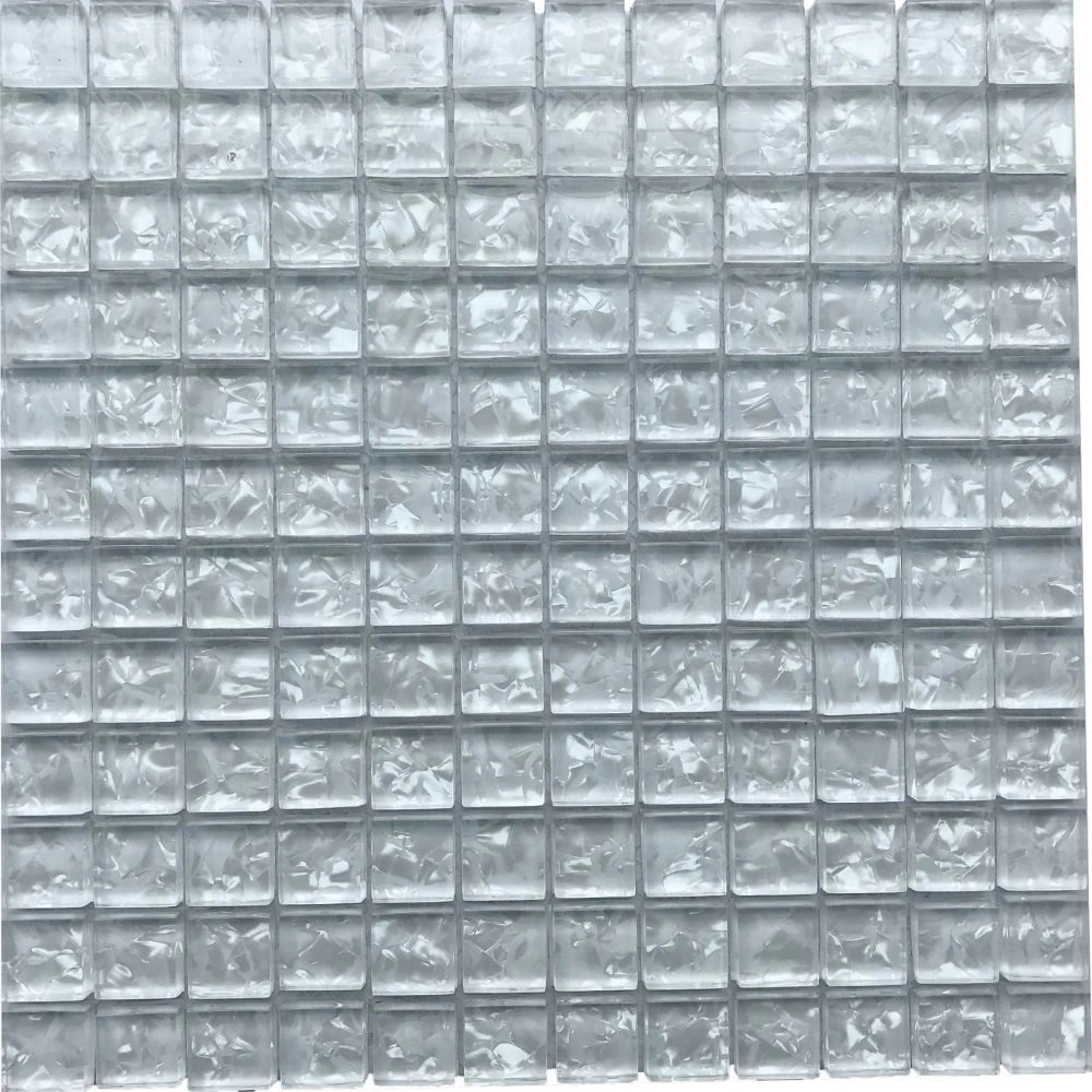 White 1X1 Mosaic Polished - glass tile Mother of Pearl collection by ...